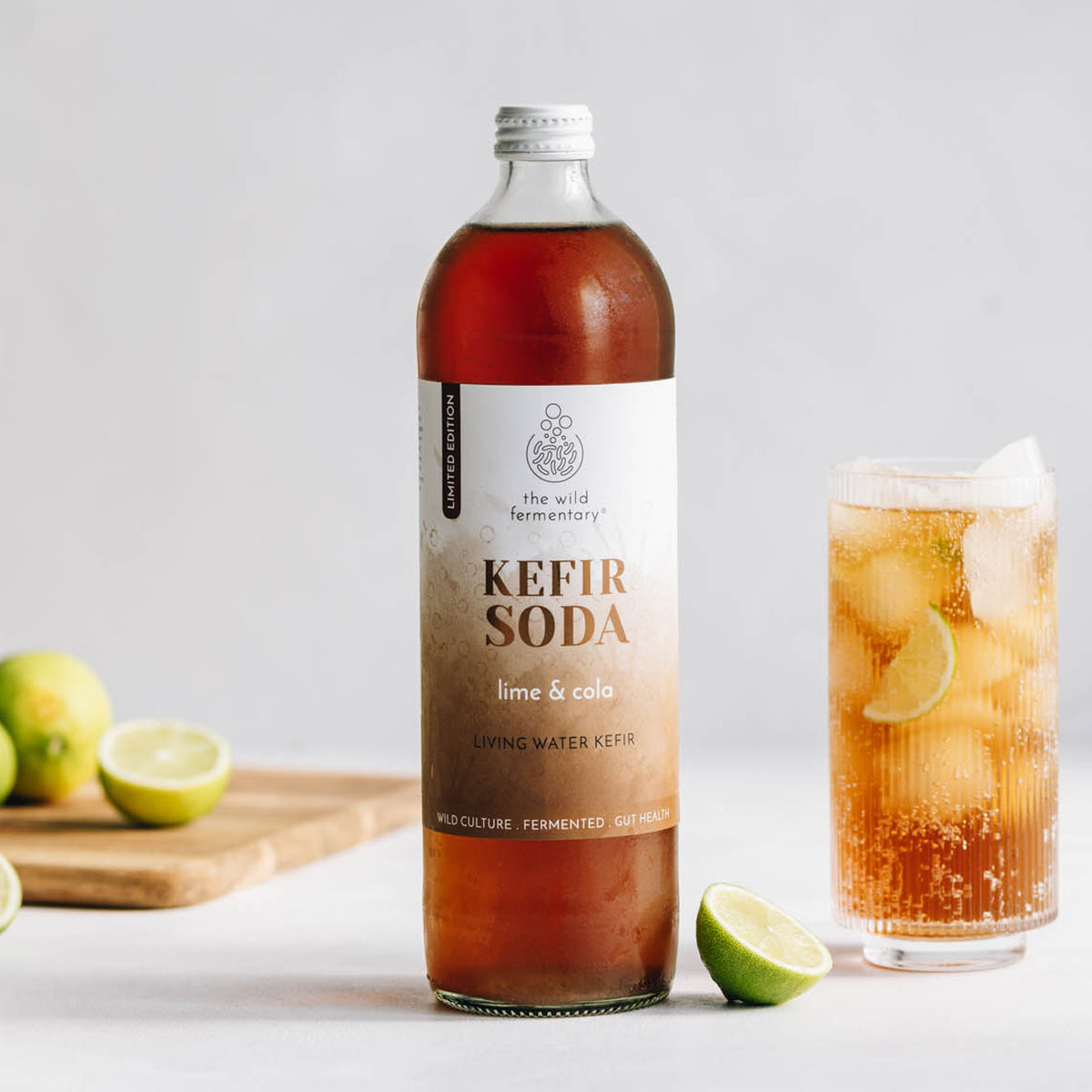 Kefir Soda Lime Cola 750ml x 4 – The Wild Fermentary